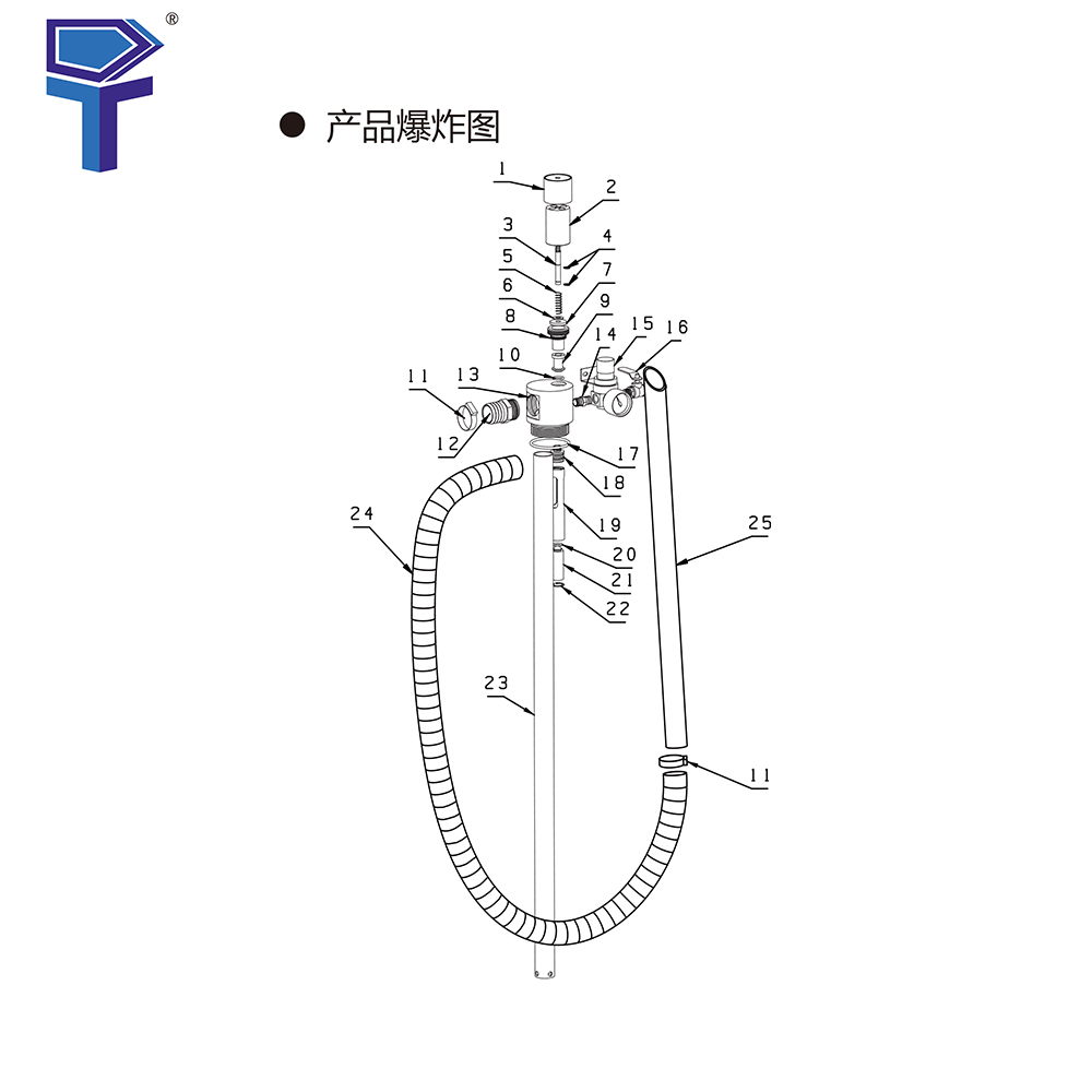 Custom IMPA No.591651 Bidirectional Pneumatic Drum Pumps TD-51 ...