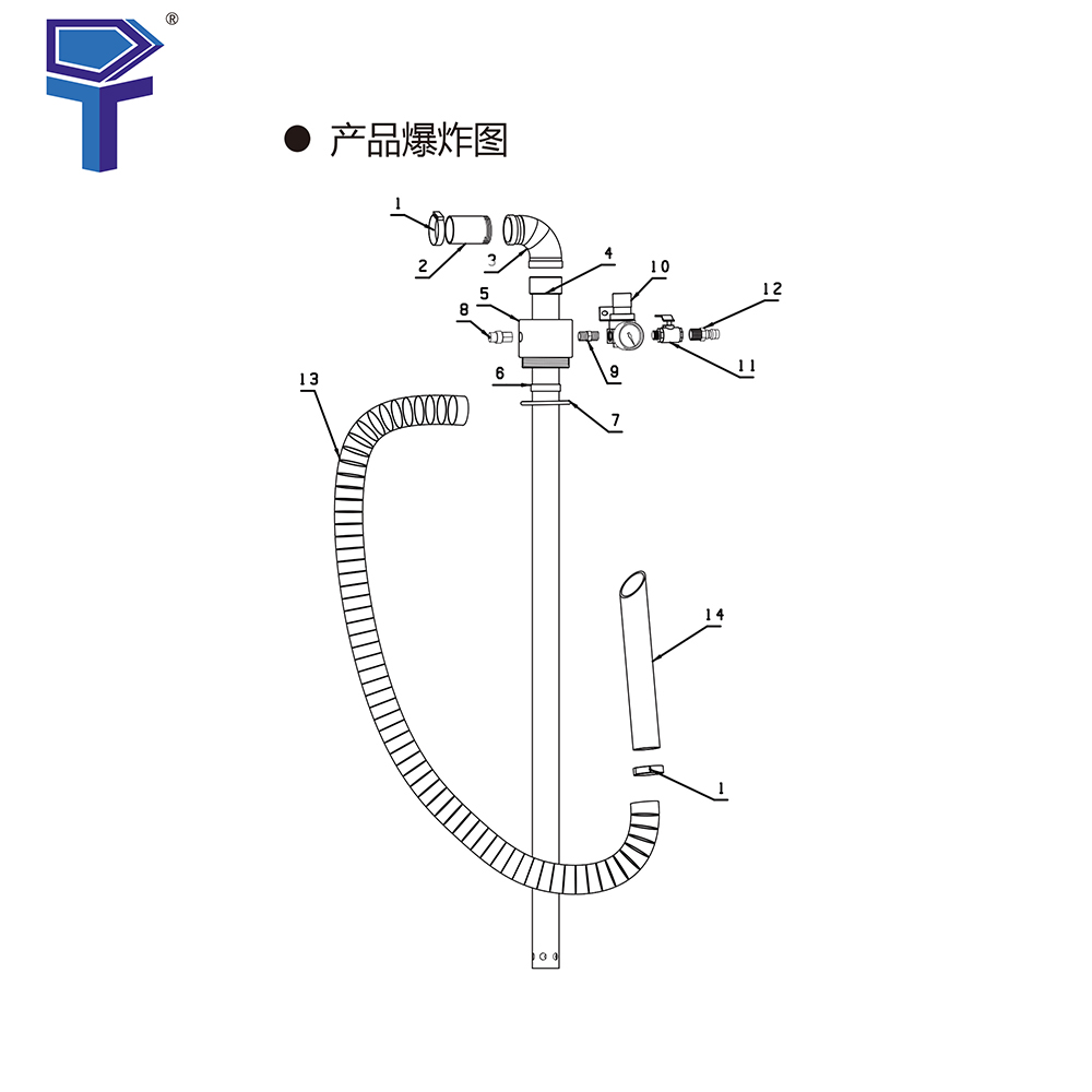Custom IMPA No.591653 Unidirectional Pneumatic Drum Pumps TD-53 ...